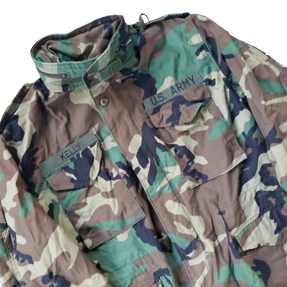 US Army | Jackets & Coats | Us Army M65 Bdu Woodland Camo Cold Weather Field Jacket Large | Poshmark